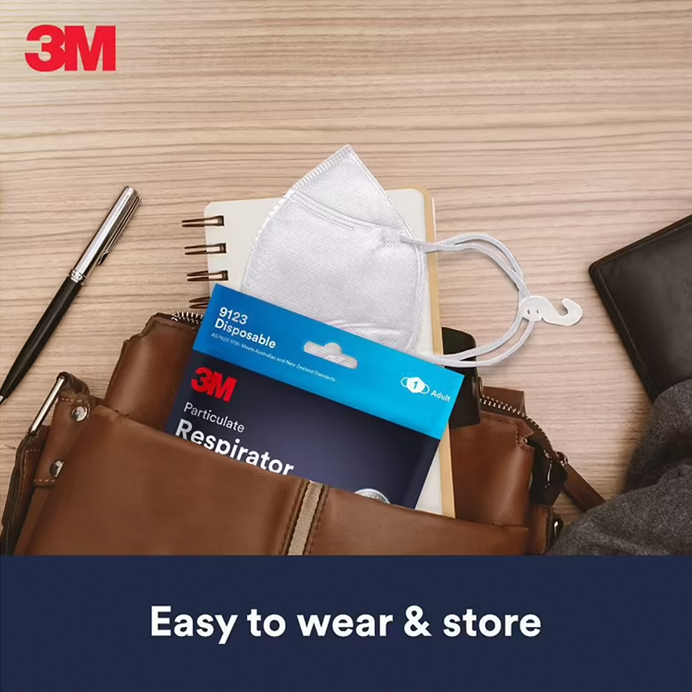 3M P2 Respirator 9123 25 Pack - JusChek™ Official